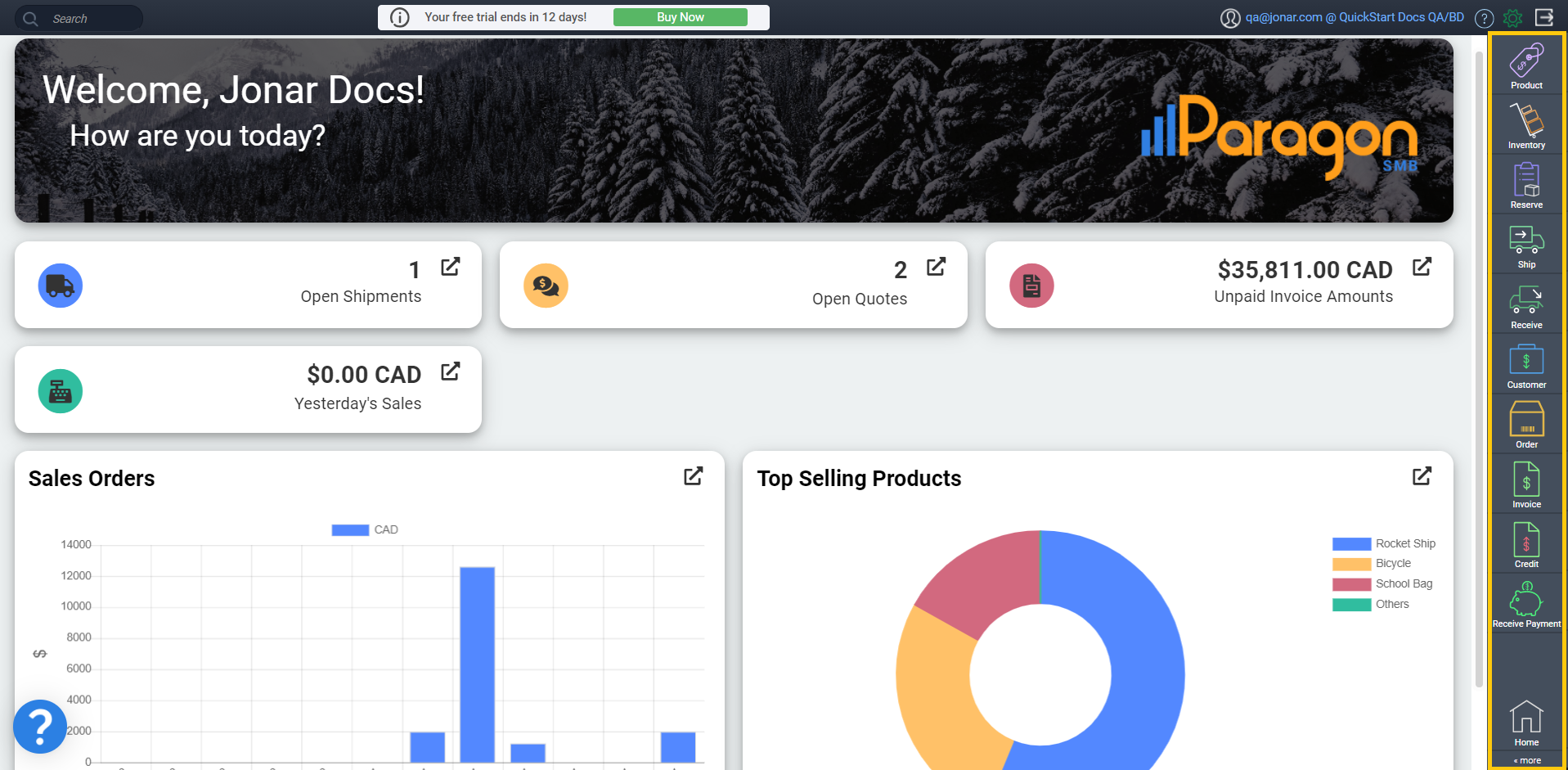 Introduction to Paragon functions and buttons